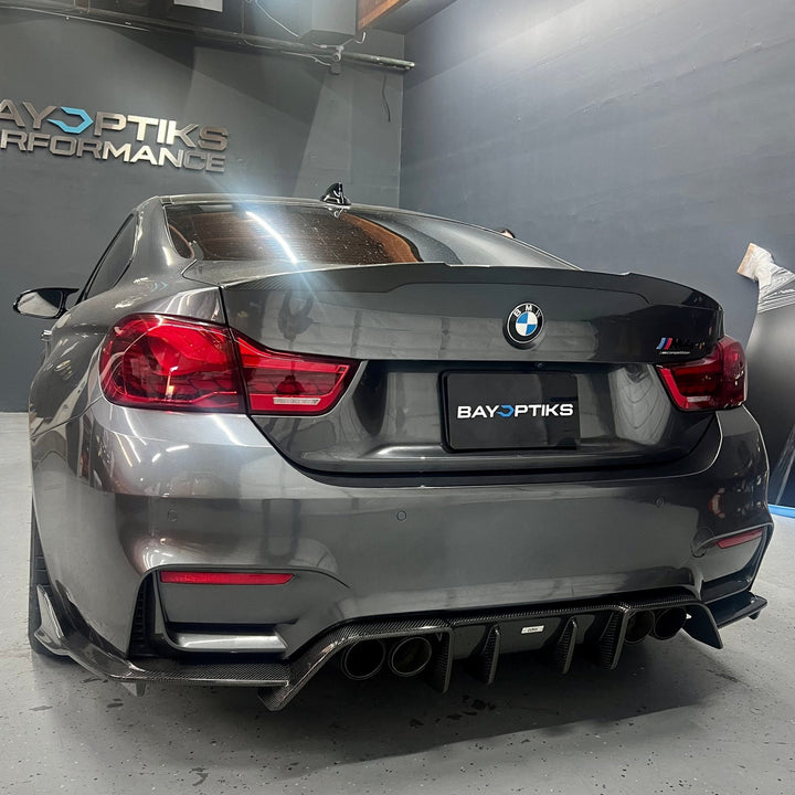 Carbon Fiber Rear Diffuser for Adro BMW M3 F80 & M4 F82 – Bayoptiks
