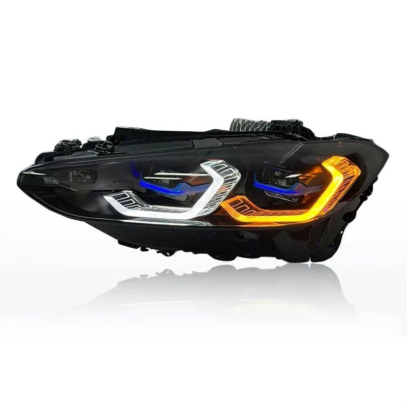 2021+ BMW G80 M3/M4 & G22 Dual Color CSL Yellow/White Laser Headlights ...