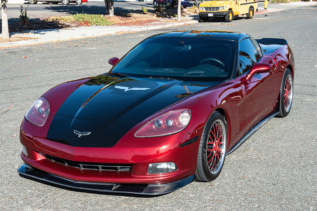 2005-13 Corvette C6 Base Model | ZR1 Extended Front Splitter Lip ...
