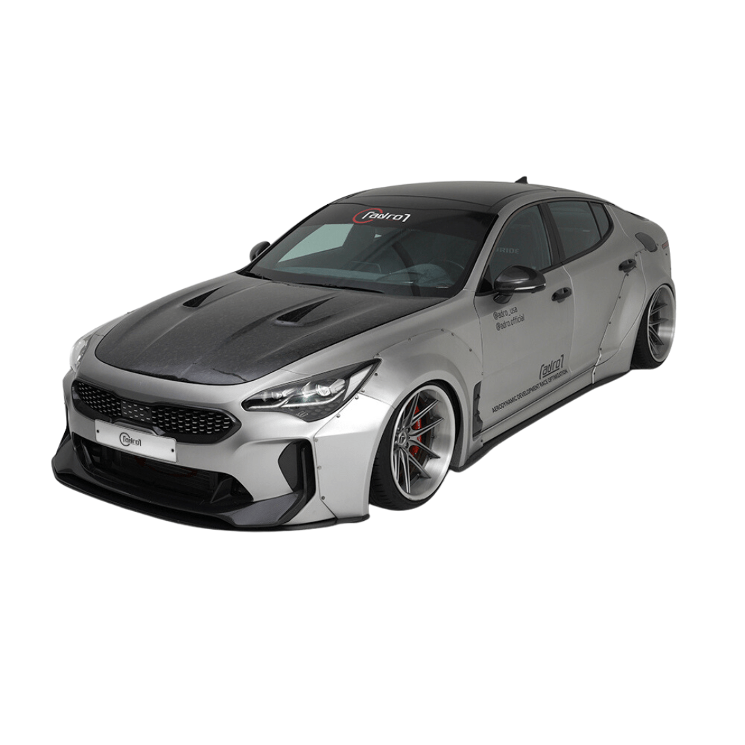 Adro Kia Stinger Carbon Fiber Wide Full Body Kit – Bayoptiks