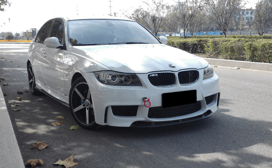 2008-2012 BMW 3 Series E90 Front Bumper with Lip Splitter – Bayoptiks