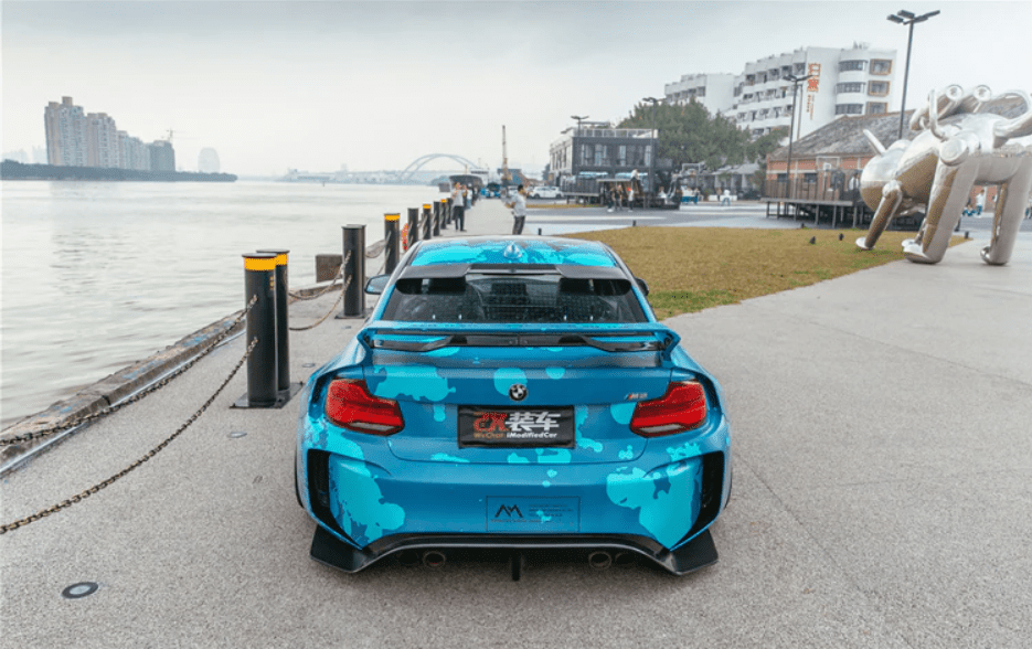 2016-2020 BMW M2 F87 VR Style Partial Carbon Fiber Wide Full Body kit ...