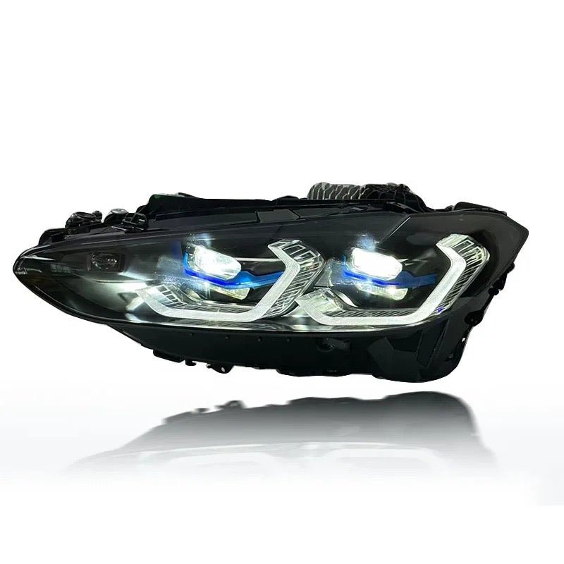 2021+ BMW G80 M3/M4 & G22 Dual Color CSL Yellow/White Laser Headlights ...