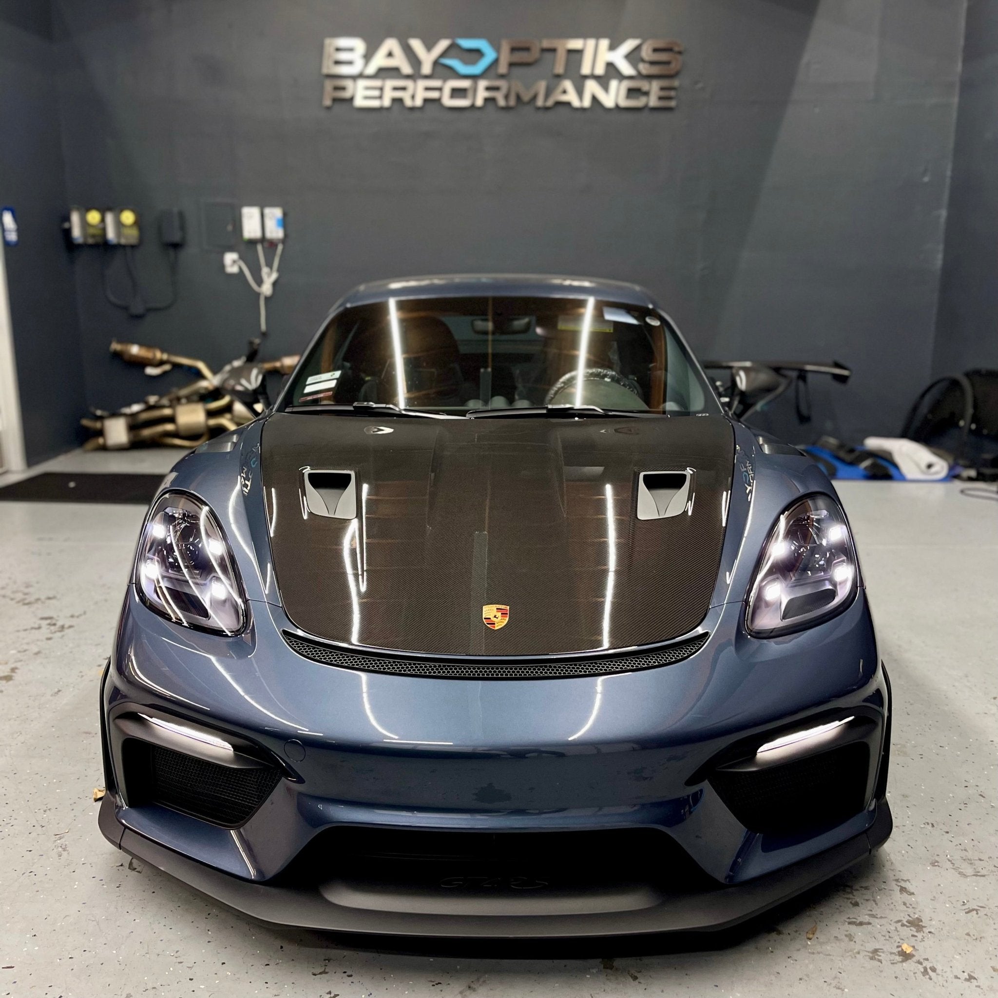 Porsche 718 Cayman GT4rs Matrix Style LED Headlights – Bayoptiks