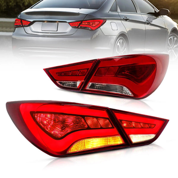 Hyundai Sonata Aftermarket Rear Lamps Assembly Plug-And-Play Taillight ...