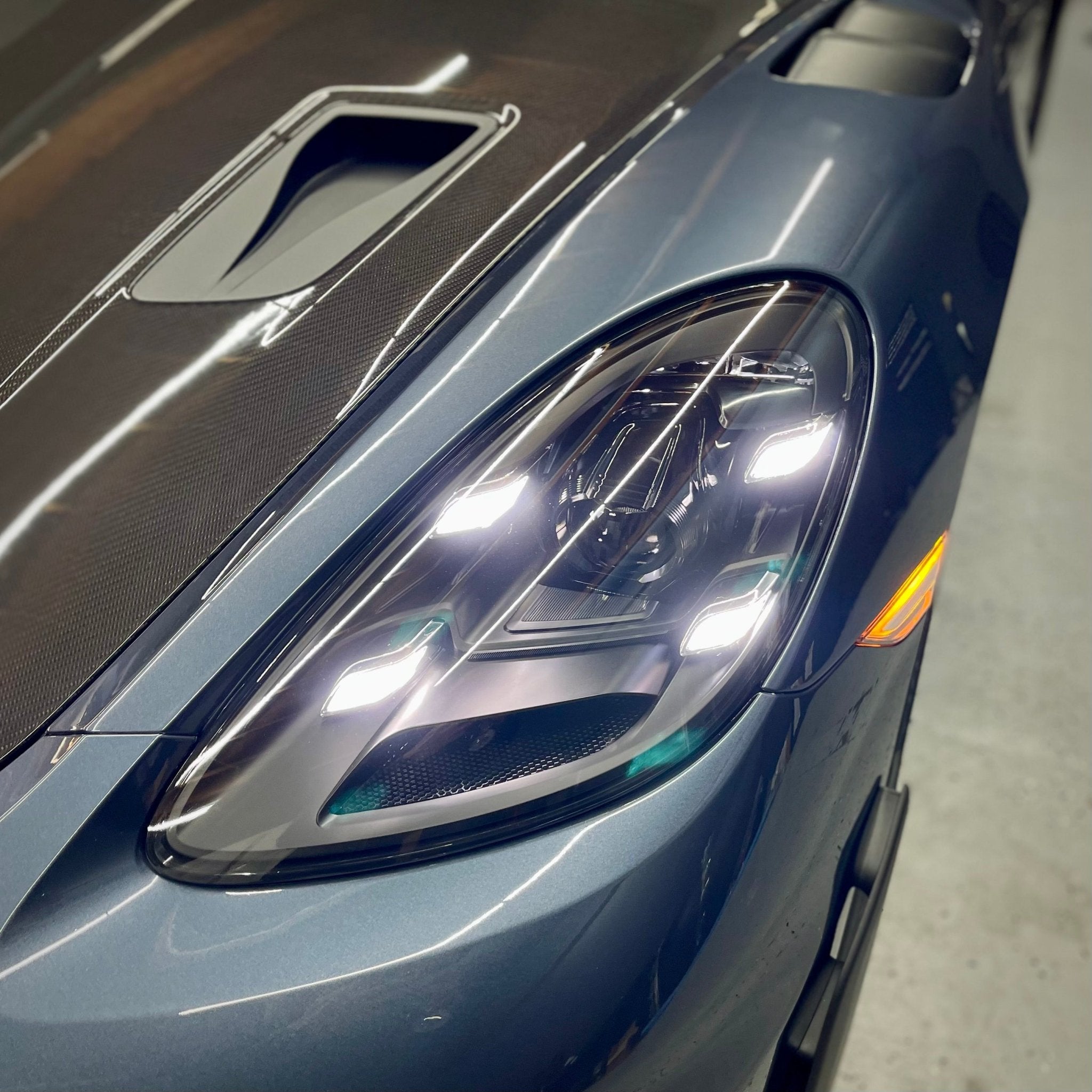 Porsche 718 Cayman GT4rs Matrix Style LED Headlights – Bayoptiks