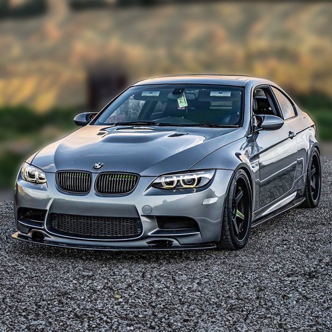 E9X E90 E92 M3 BMW Carbon Fiber Front GT4 Lip Splitter – Bayoptiks