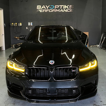 LCI Yellow DRL for F90 M5 G30 5 Series M5 (2021 - Present) – Bayoptiks