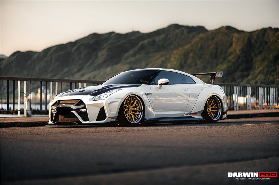2008 - 2022 Nissan GTR R35 CBA & DBA & EBA BKSSII Style Partial Carbon ...