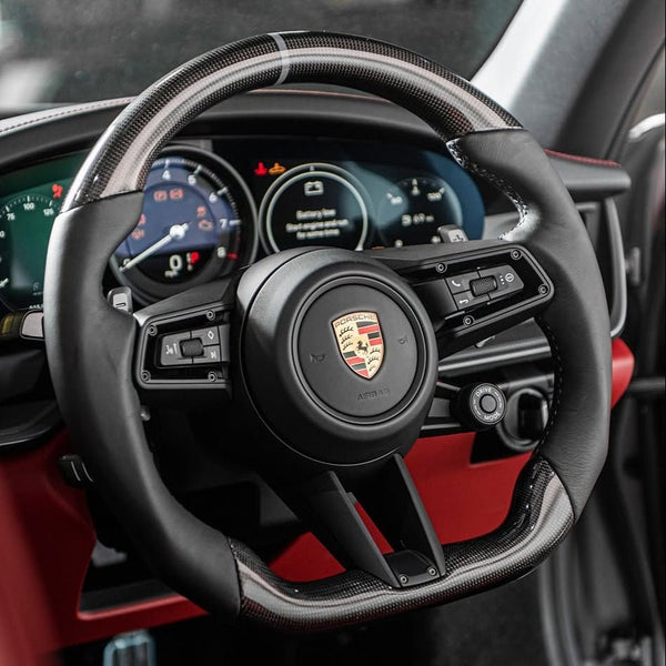 Porsche 911 991 992 Custom Carbon Fiber Steering Wheel 2011-Up – Bayoptiks