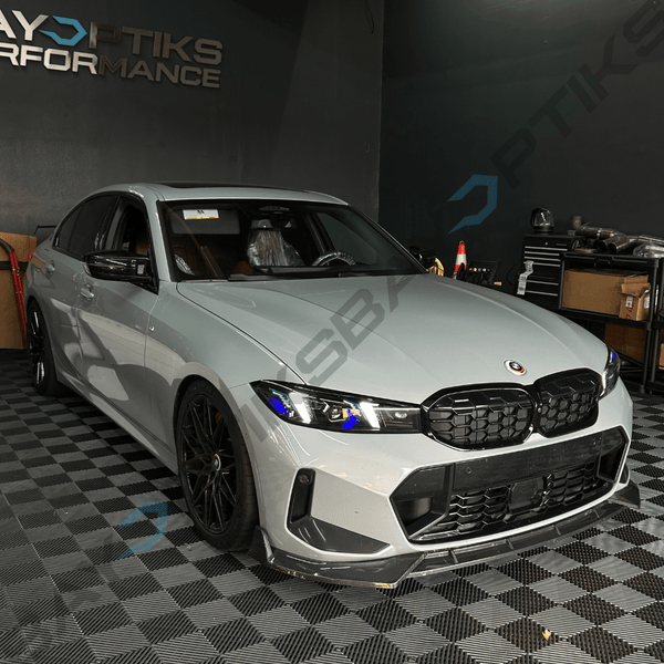 BMW G20 Complete Snake Eyes Style CSL Yellow/White LED Headlights 2023 ...