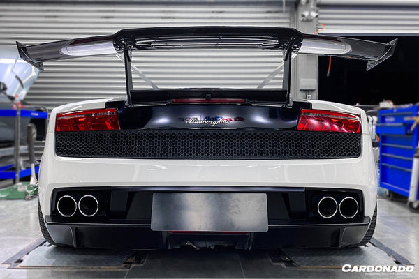 2004 - 2014 Lamborghini Gallardo STO Style Carbon Fiber Trunk Spoiler ...