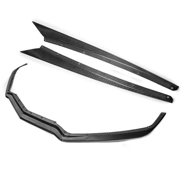 Corvette C8 Z51 Carbon Fiber Front Splitter & Side Skirts – Bayoptiks
