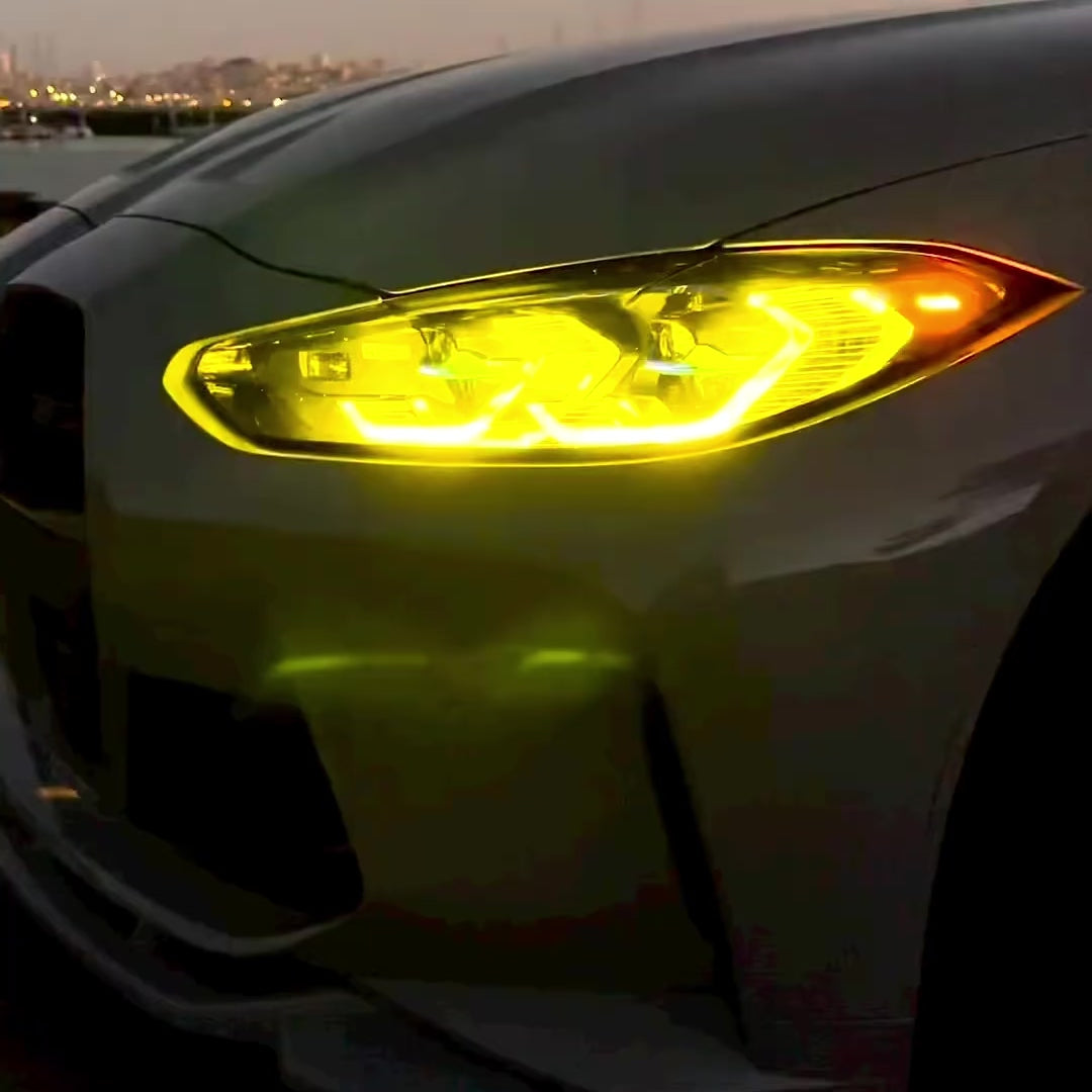 CSL Yellow DRL (2021 + Laser & Non Laser) G80 G82 M4 G22 4 Series ...