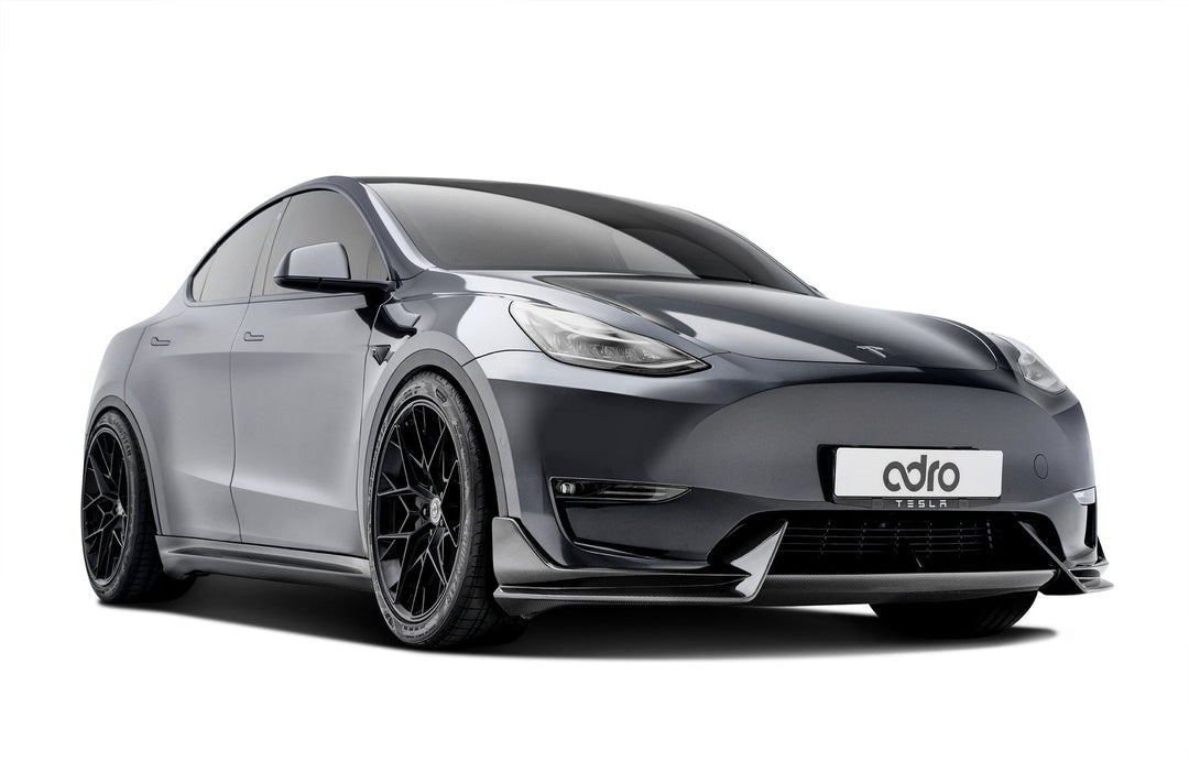 Adro Tesla Model Y Premium Prepeg Carbon Fiber Front Lip – Bayoptiks