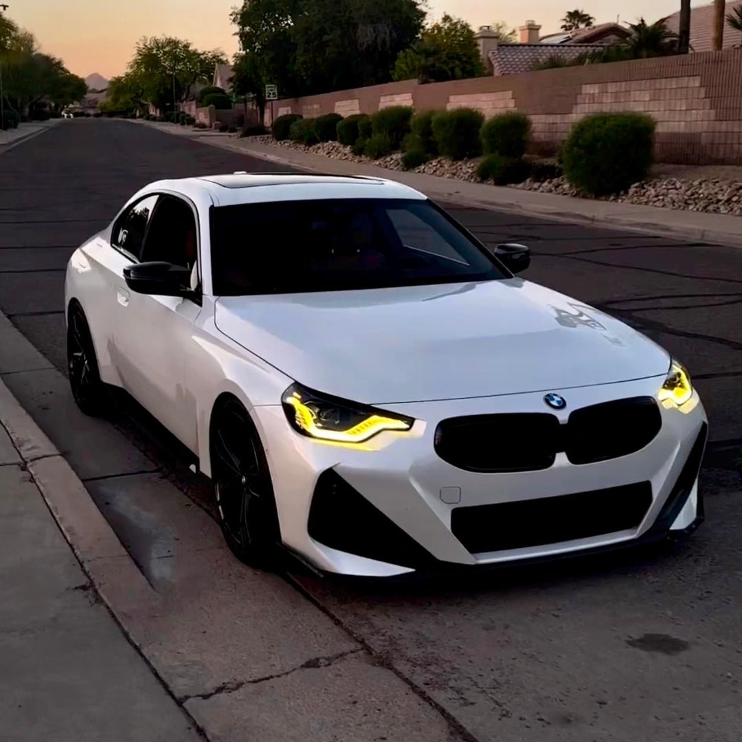BMW G42 2 Series & G87 M2 CSL Yellow DRL Module (2022+) – Bayoptiks