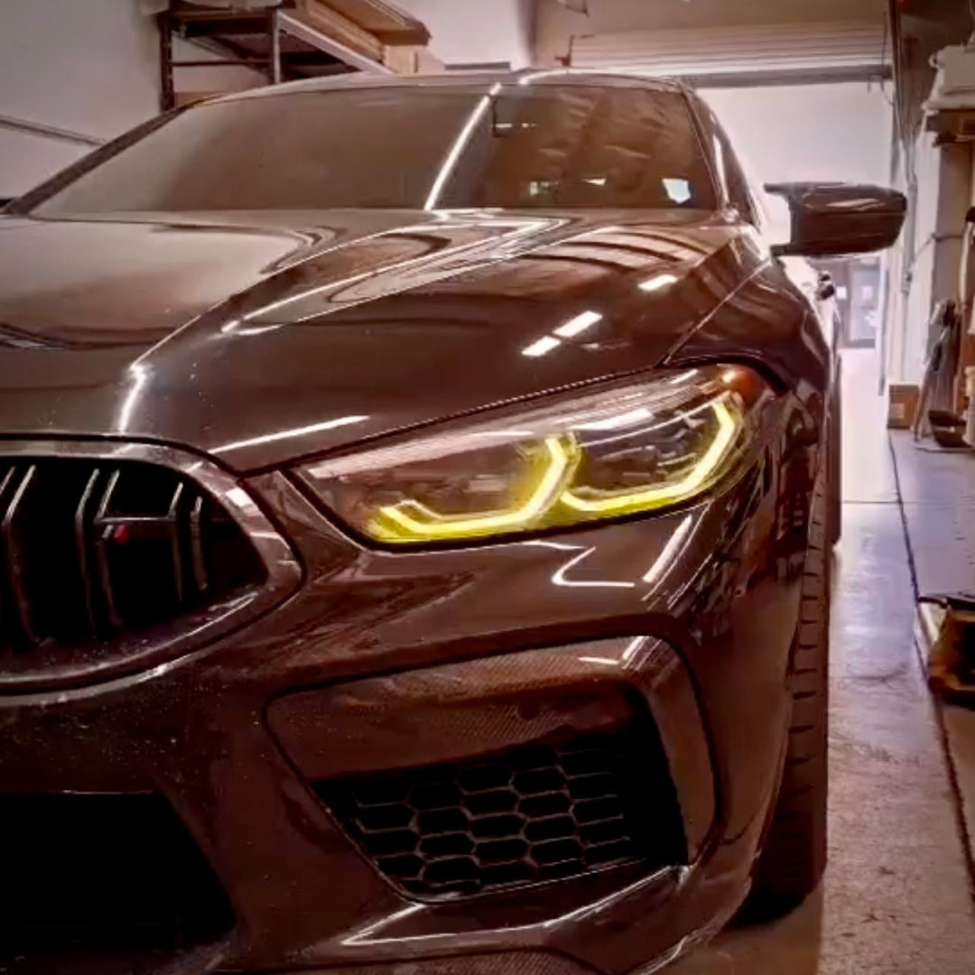 F9x F91 F92 F93 M8 8 Series CSL Yellow Headlight DRL Module Upgrade (2 ...