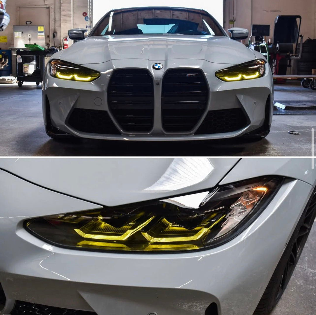 CSL Yellow DRL (2021 + Laser & Non Laser) G80 G82 M4 G22 4 Series ...