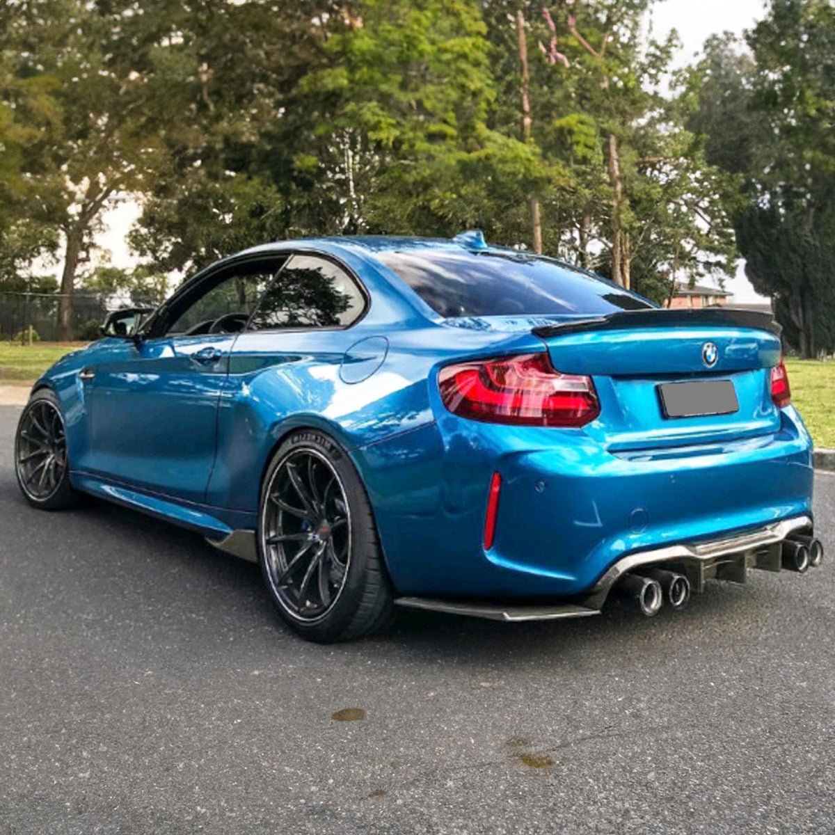 F87 M2 and M2 BMW Competition Models Rear Diffuser Carbon Fiber 2016-2 ...