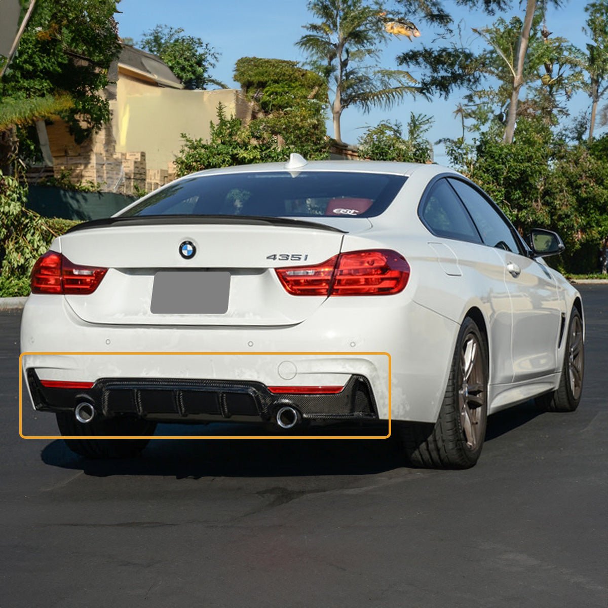 4 Series BMW Diffuser Carbon Fiber 2014-2020 – Bayoptiks